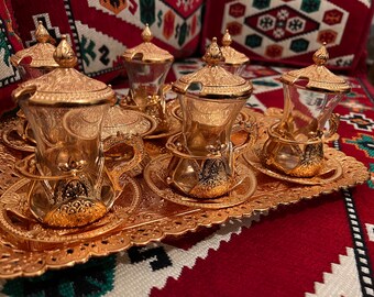 Turkish Tea Set - Etsy