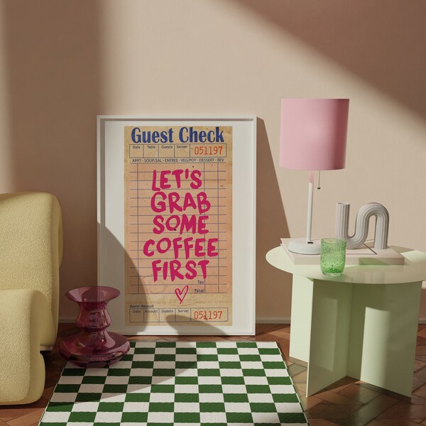 Coffee Poster - Etsy