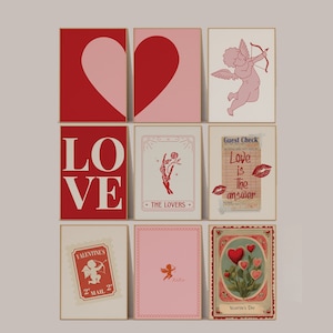 Valentine's Day Gallery Wall, Trendy Valentine's Decor, Valentines Day ...