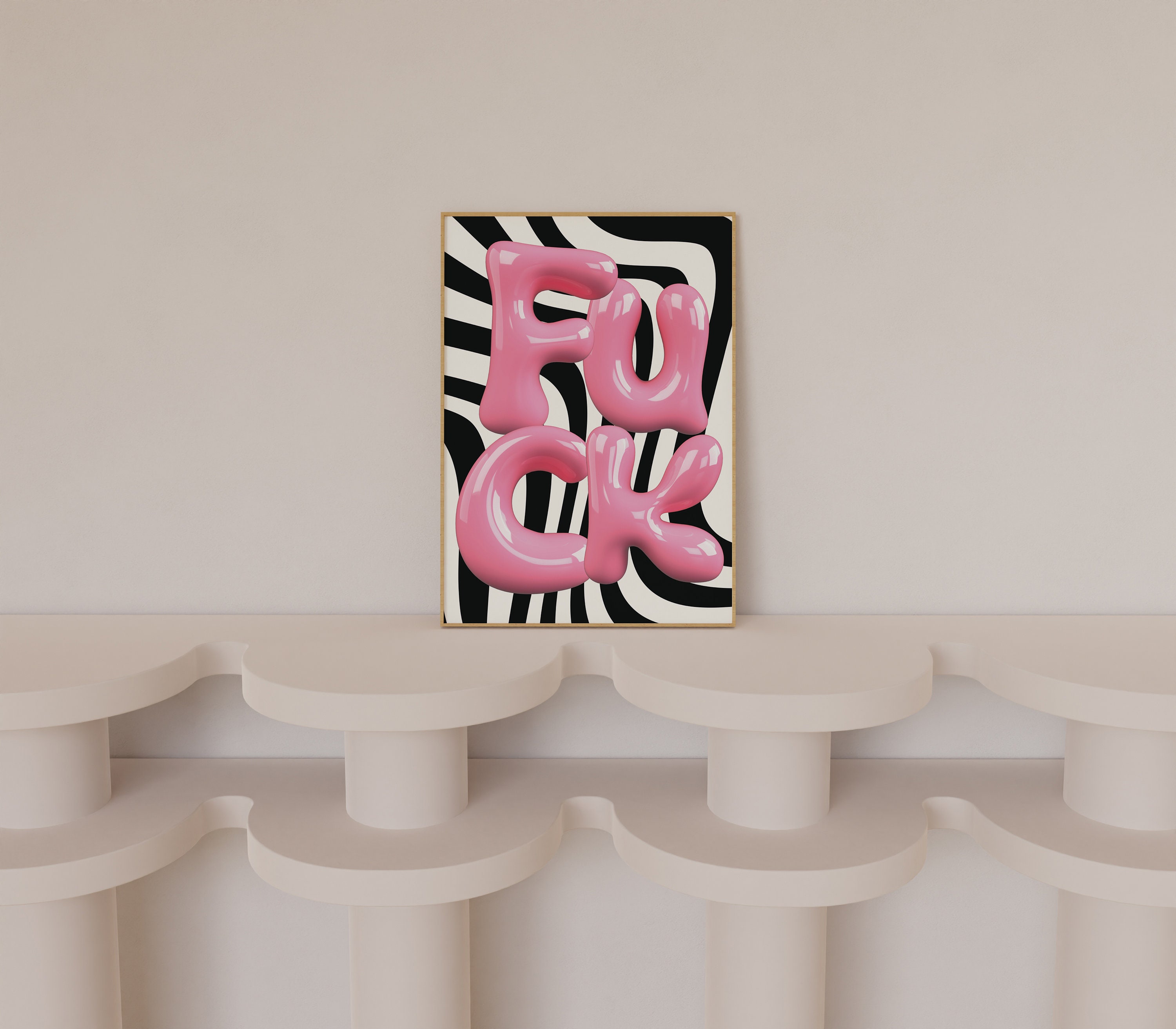 Fuck Printable Poster, Funny Art Prints, Sassy Quote Poster, Swear ...