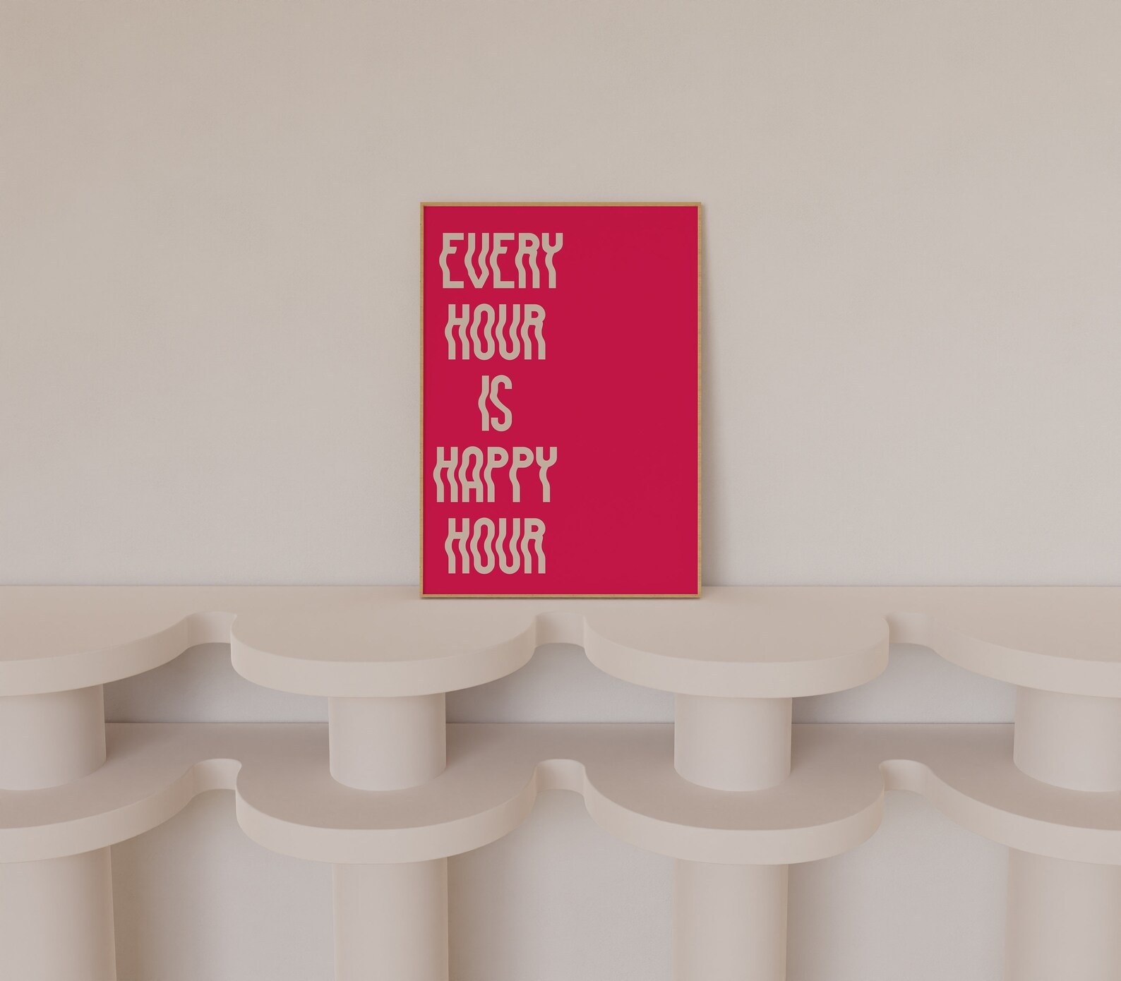 Trendy Happy Hour Print, Printable Home Decor Bar Cart, Trendy Quote ...