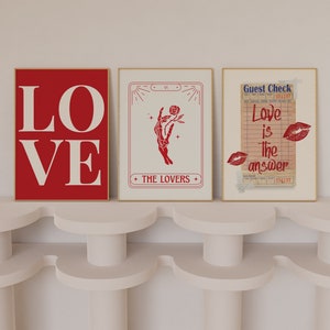 Valentine's Day Gallery Wall, Trendy Valentine's Decor, Valentines Day ...