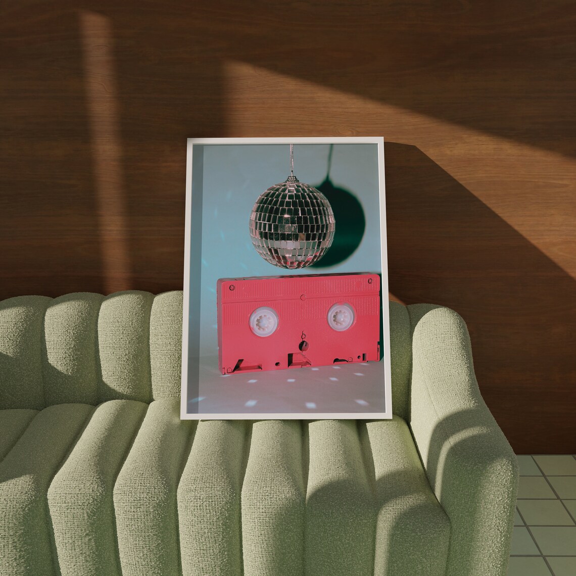 Retro Disco Ball Art, Disco Ball Y2K Room Decor, Maximalist Wall Art ...