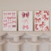Preppy Coquette Art, Girly Trendy Print Set, Preppy Wall Art Gallery ...