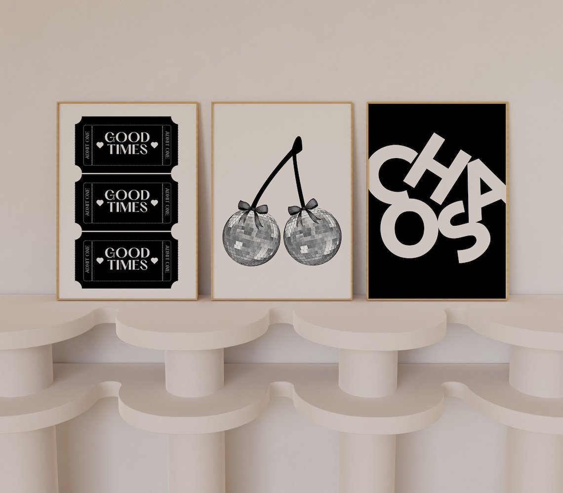 30 Print Poster Gallery Wall Set, Trendy Bar Cart Art, Yk2 Print Set ...