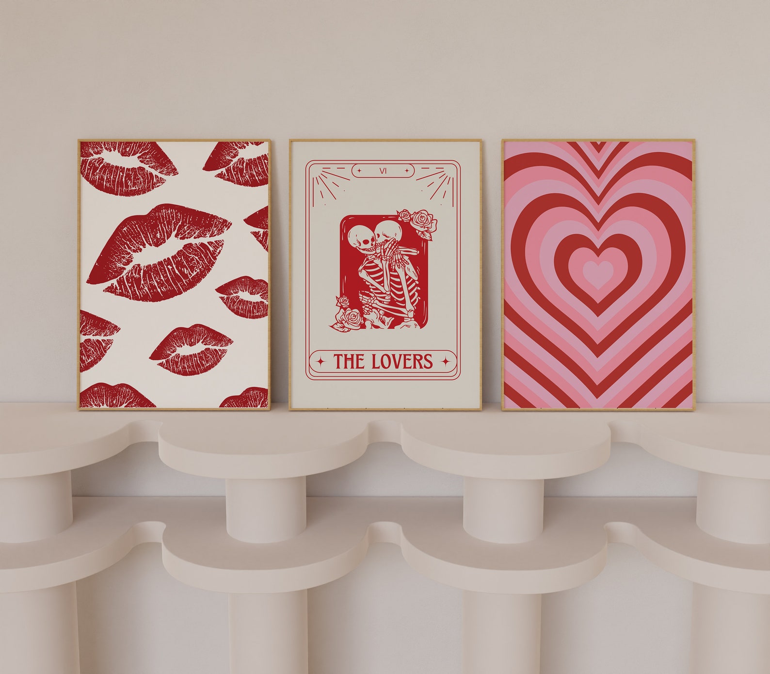 Maximalist Wall Art Set, Y2k Room Decor, Cute Apartment Decor, Funky ...