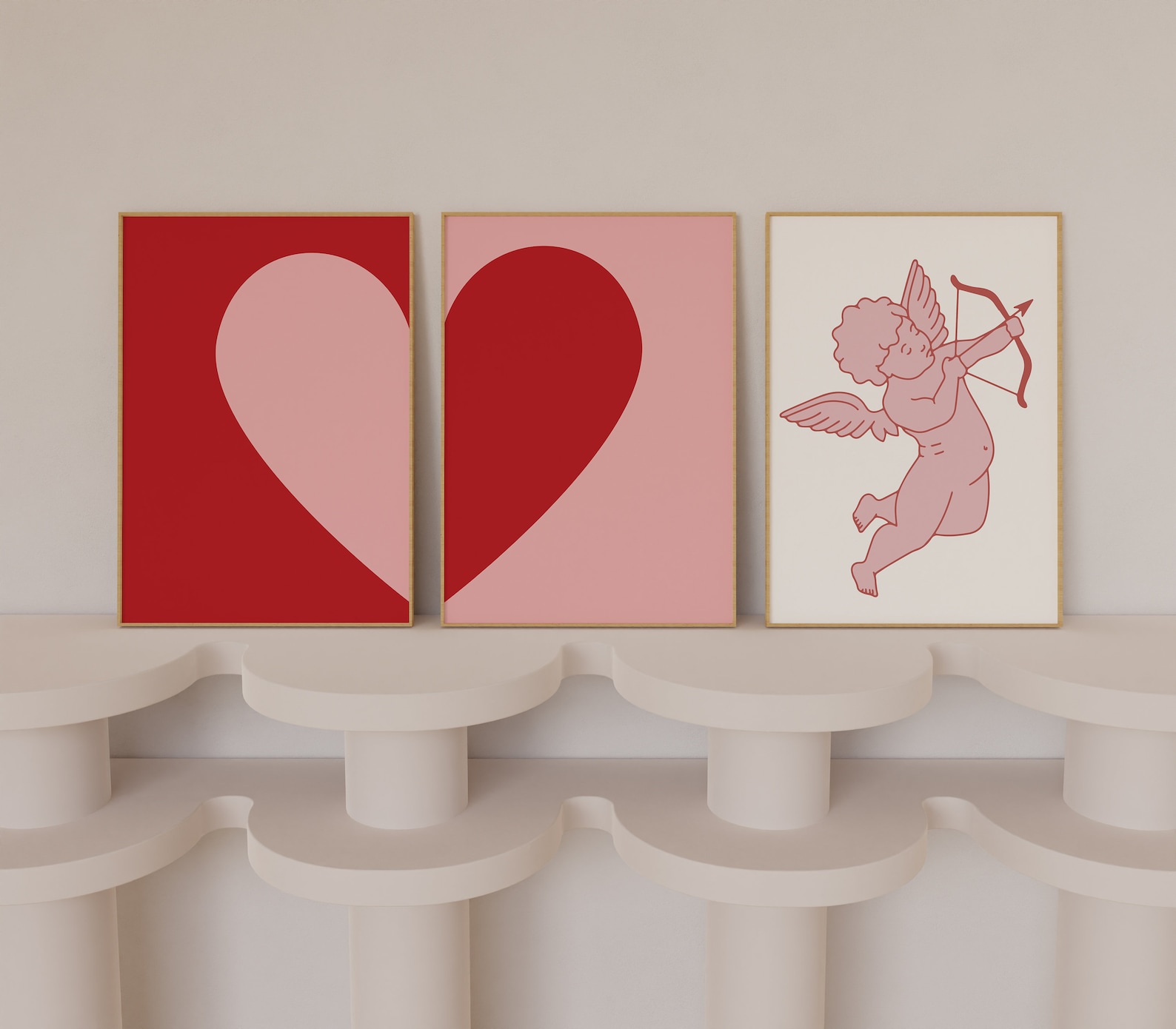 Valentine's Day Gallery Wall, Trendy Valentine's Decor, Valentines Day ...