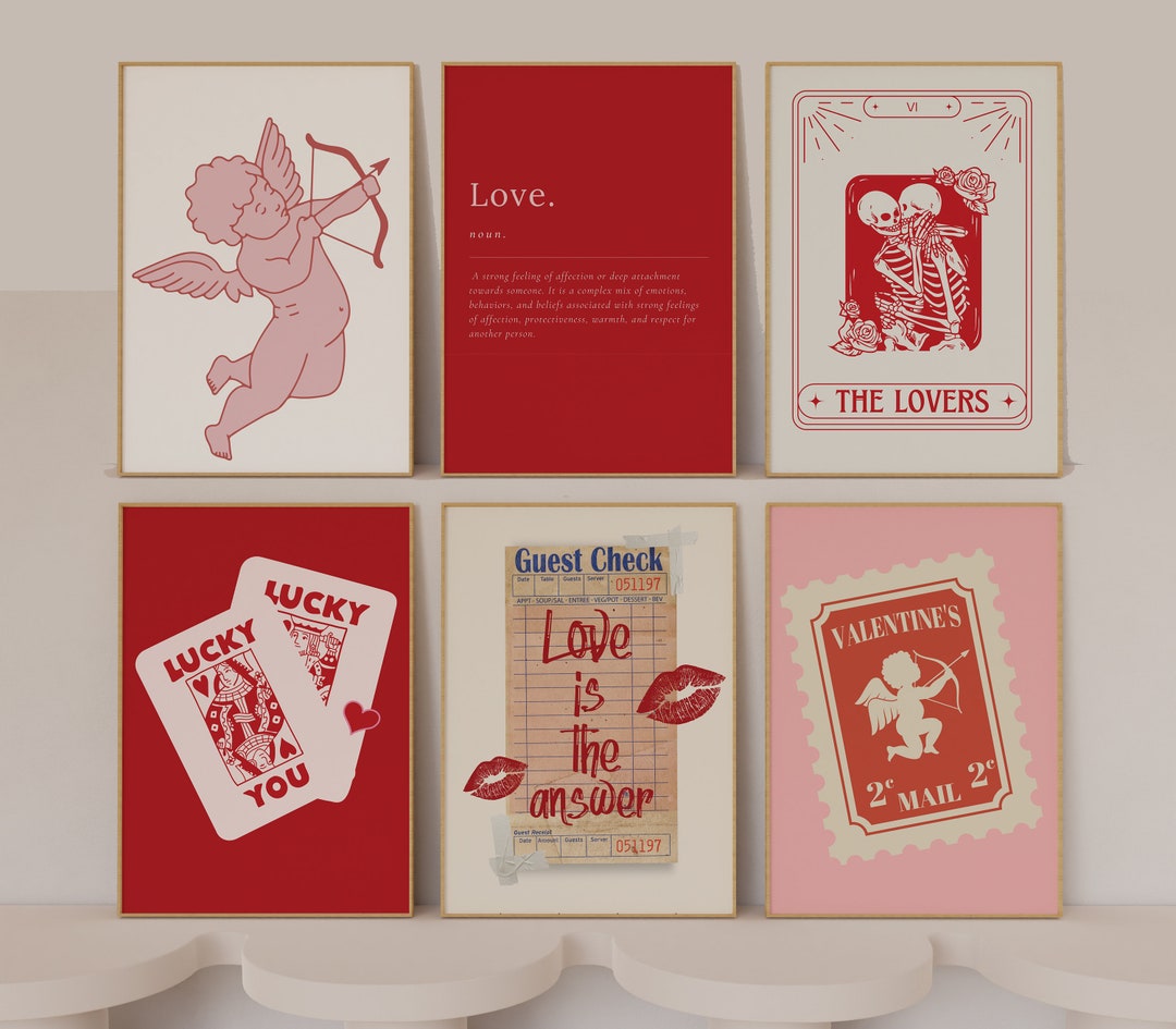 Valentines Day Wall Art, Valentine Gift, Valentine Home Decor ...