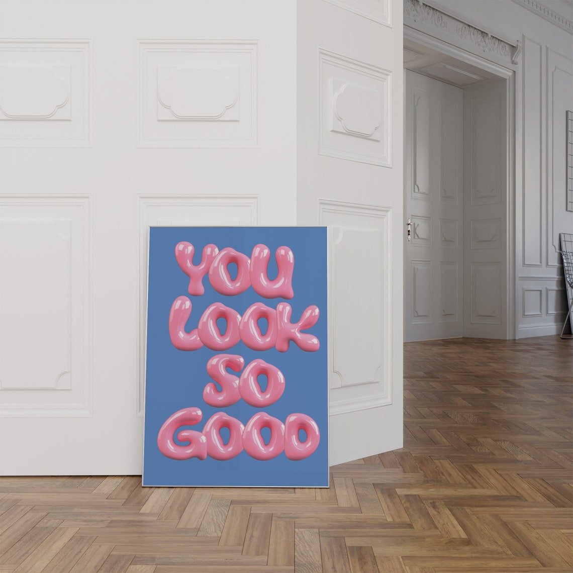 You Look so Good Print, Preppy Wall Decor, Positivity Wall Art, Trendy ...