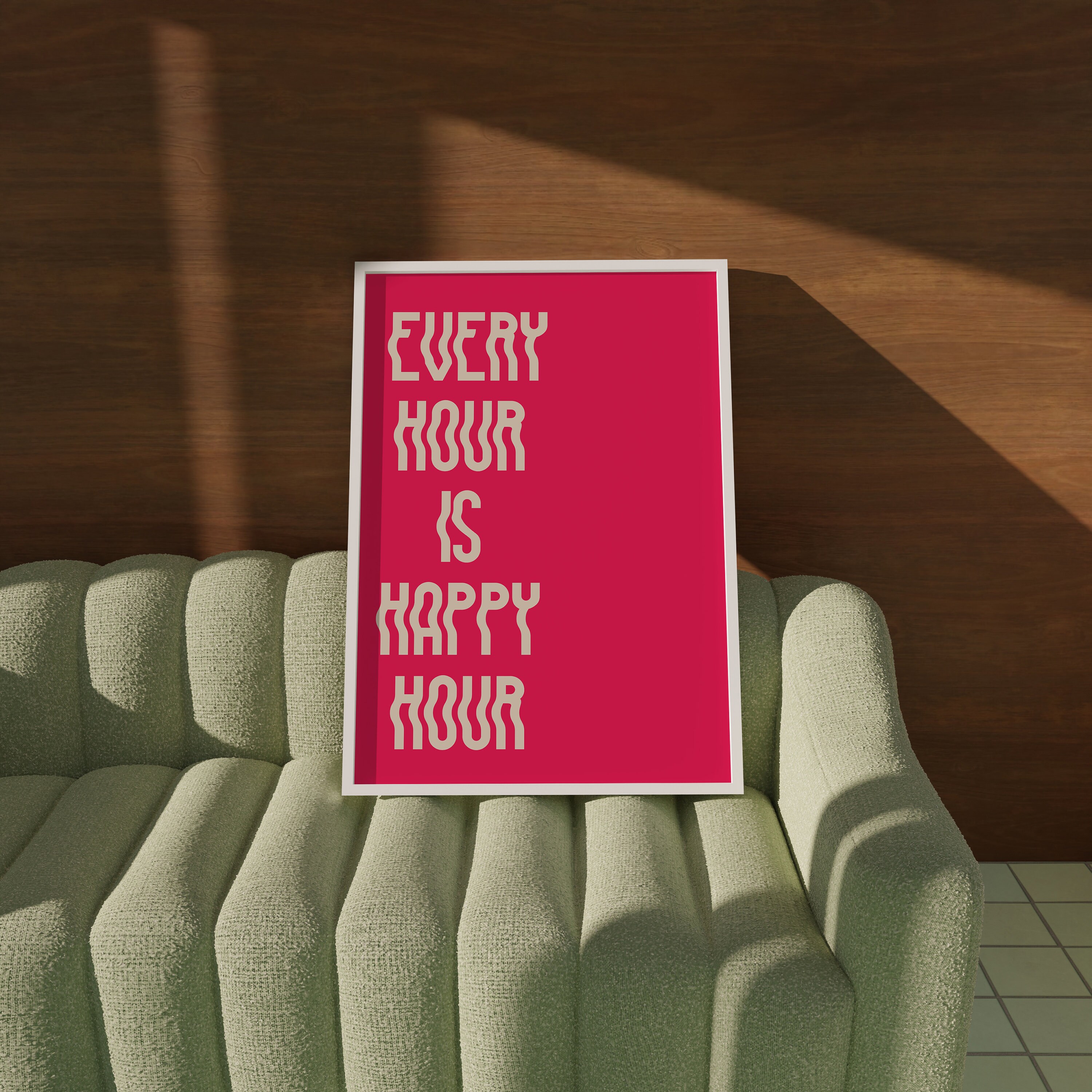 Trendy Happy Hour Print, Printable Home Decor Bar Cart, Trendy Quote ...