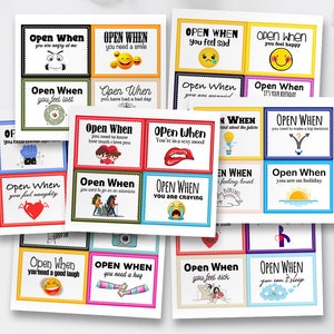 Printable Open When Letters, 28 Open When Envelopes for Girlfriend ...