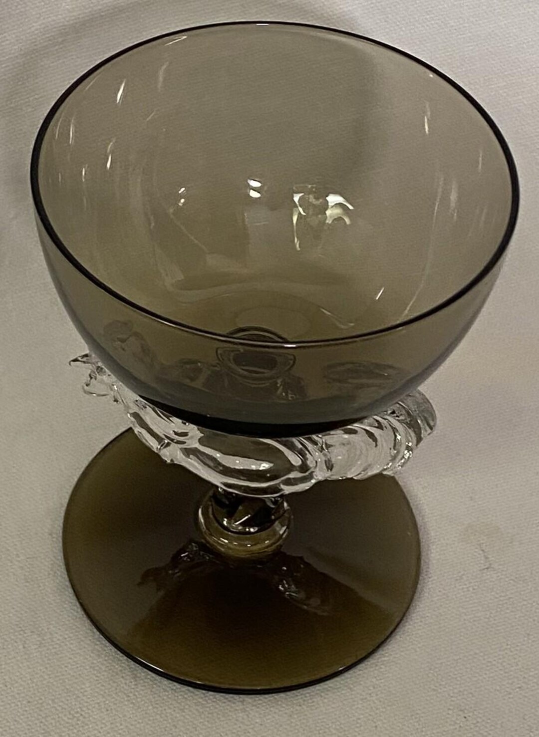 Chanticleer Smoke Cocktail 4" Morgantown Glass Company - Etsy