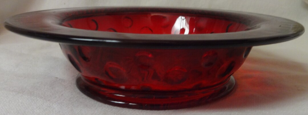 Tradition Ruby Bowl 6" Imperial Glass Company - Etsy