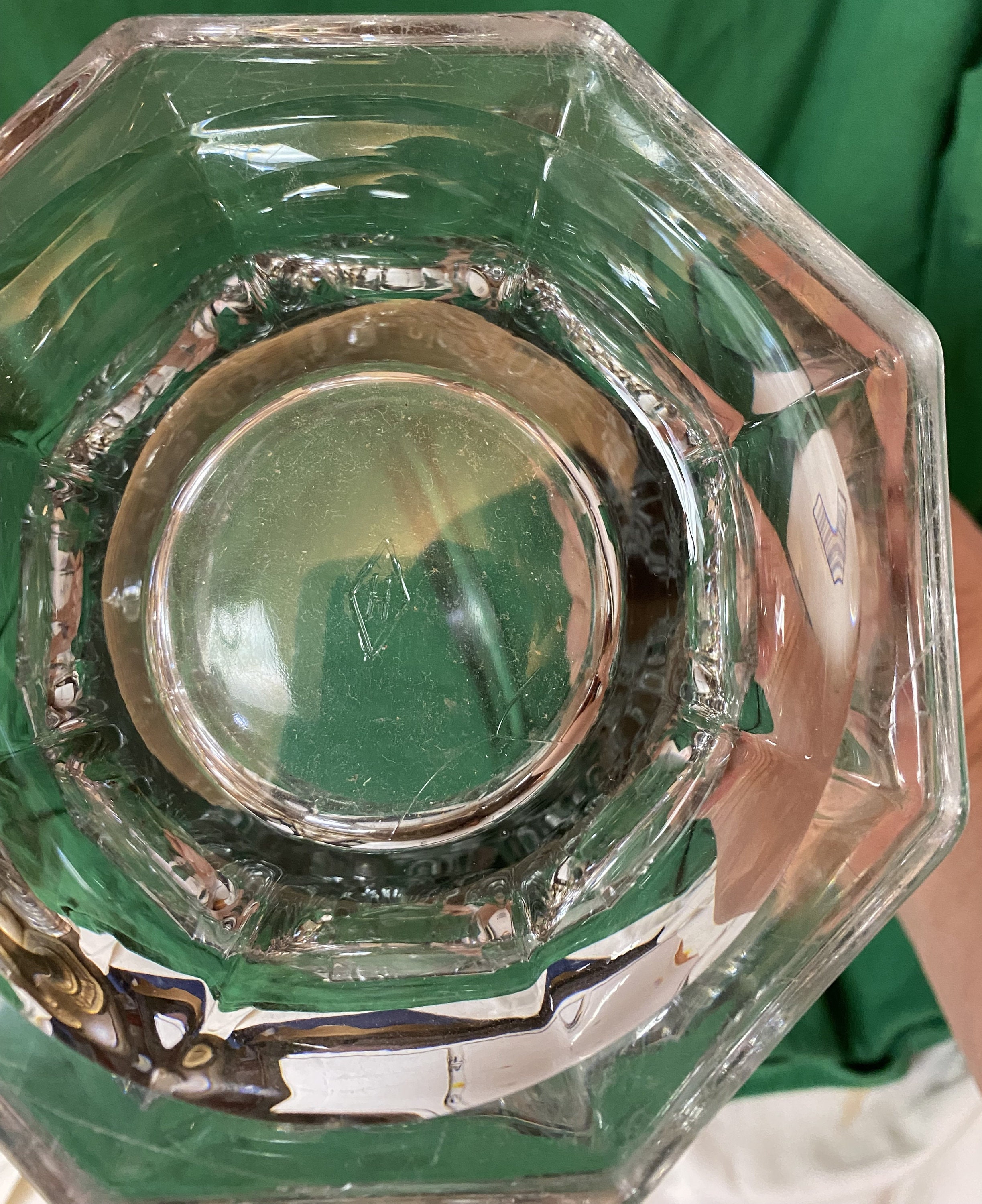 Colonial Crystal Basket 15" Heisey Glass Company - Etsy