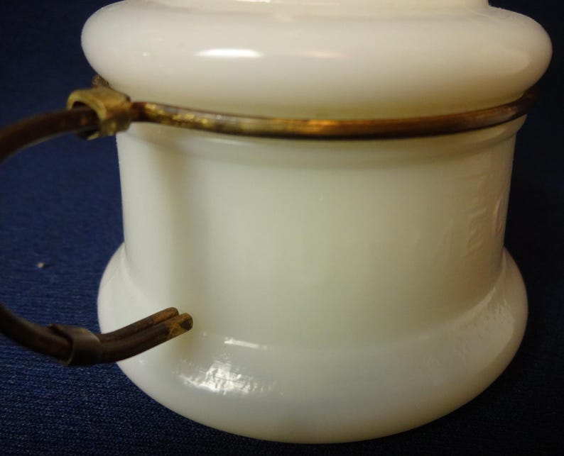 Nutmeg Milkglass Miniature Oil Lamp - Etsy