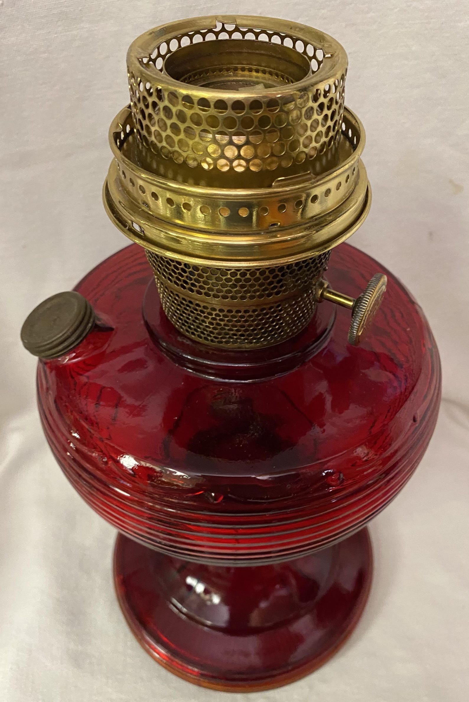Beehive Ruby Oil Lamp Aladdin Mantle Lamp Company - Etsy
