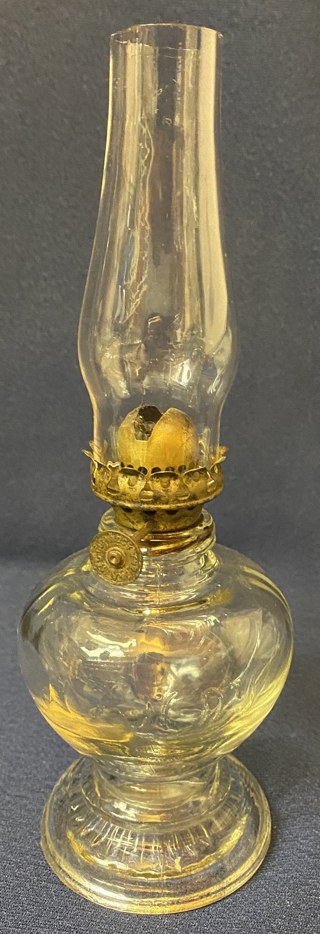 Handy Crystal Miniature Oil Lamp 4 3/8 - Etsy