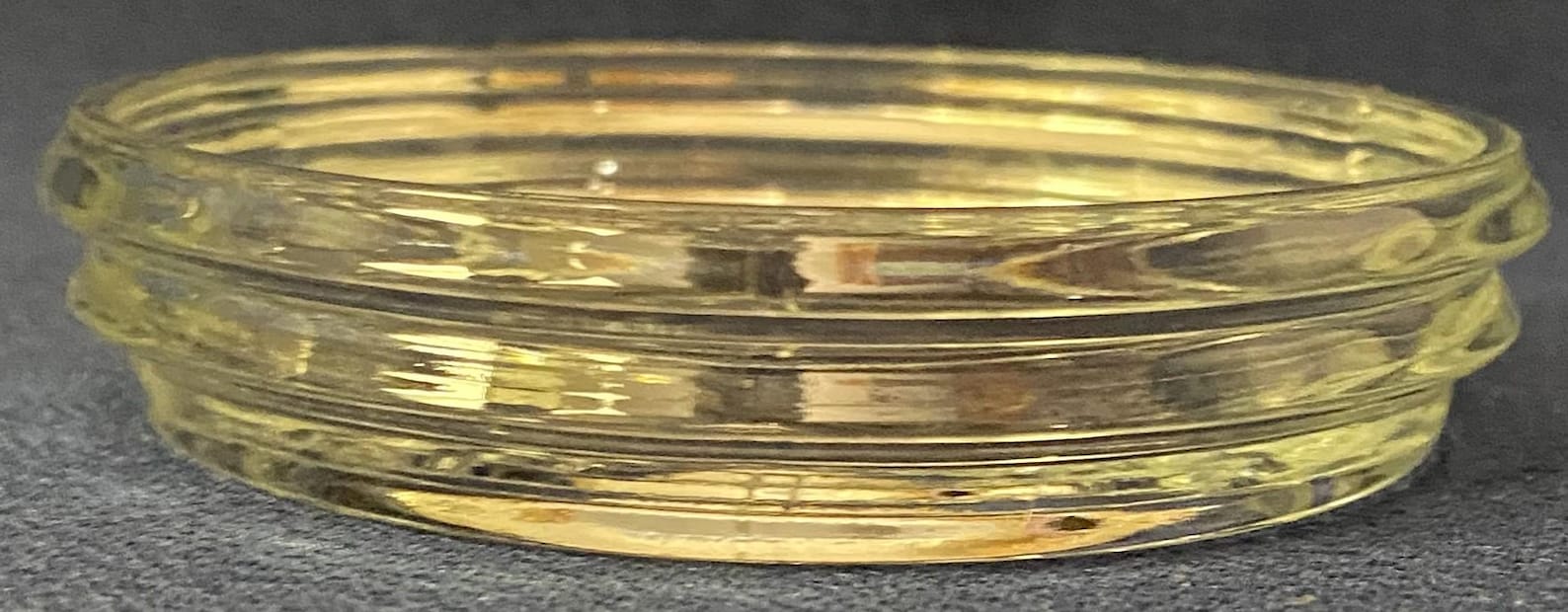 Manhattan Crystal Coaster 3.5" Hocking Glass Company - Etsy