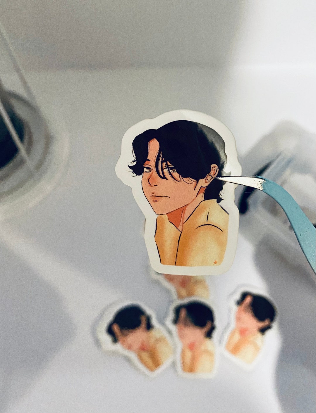 BTS Taehyung Pack 5 Vinyls Stickers - Etsy