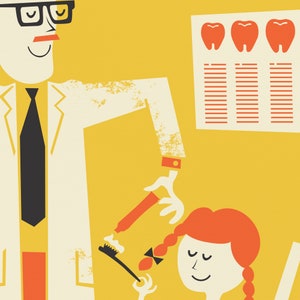 Dentist Artwork Poster, Dentist Graduation Gift Print, Gift for ...