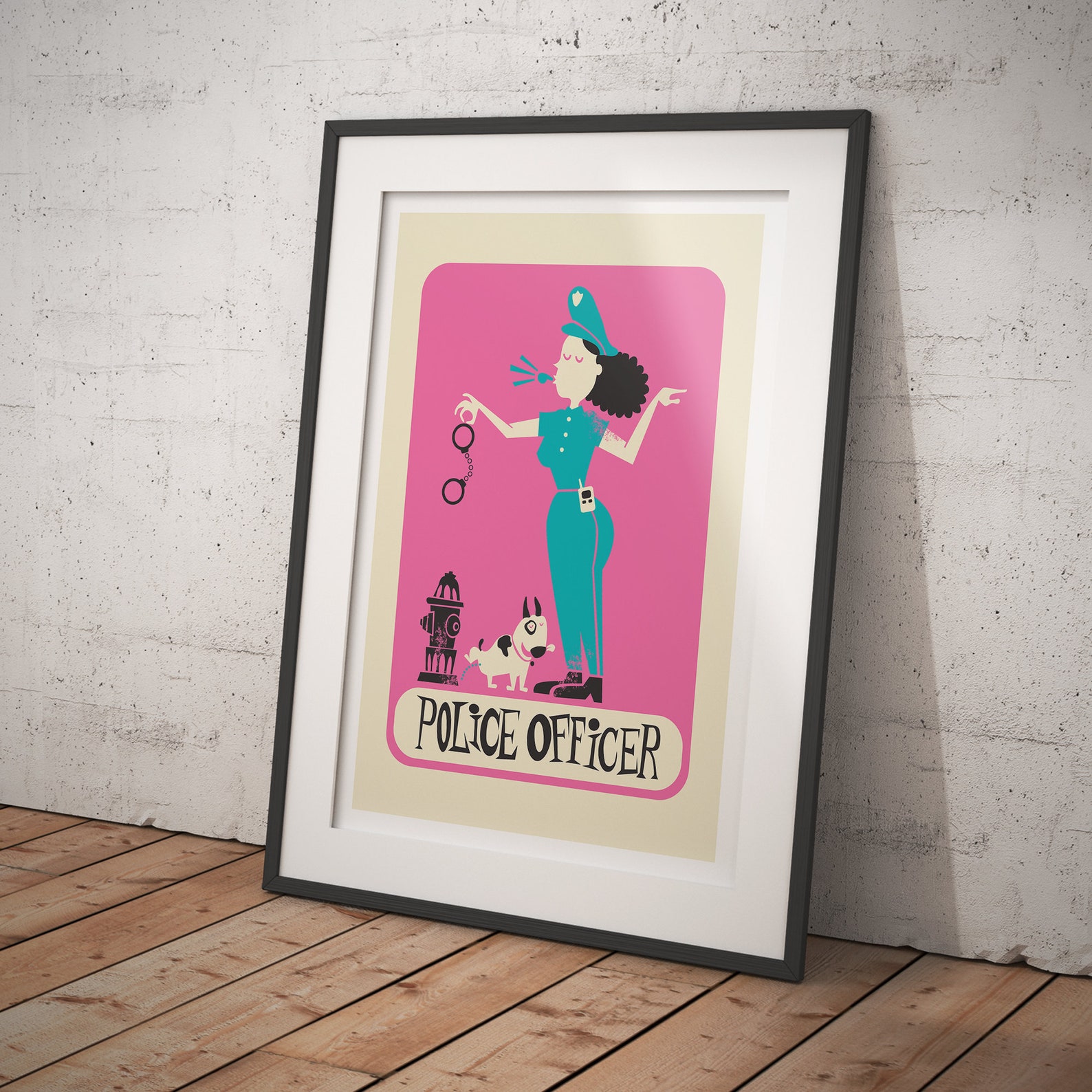 Funny Gift for Police Officer Poster, Police Department Presents ...
