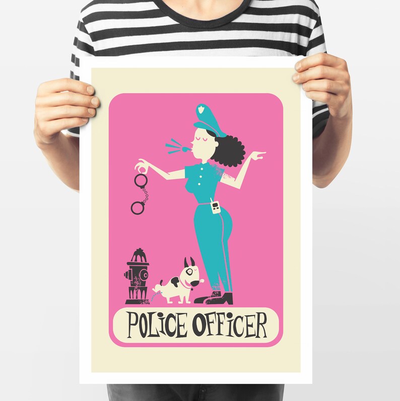 Funny Gift for Police Officer Poster Police Department - Etsy