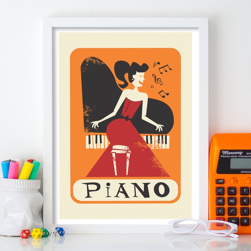 Piano Posters - Etsy