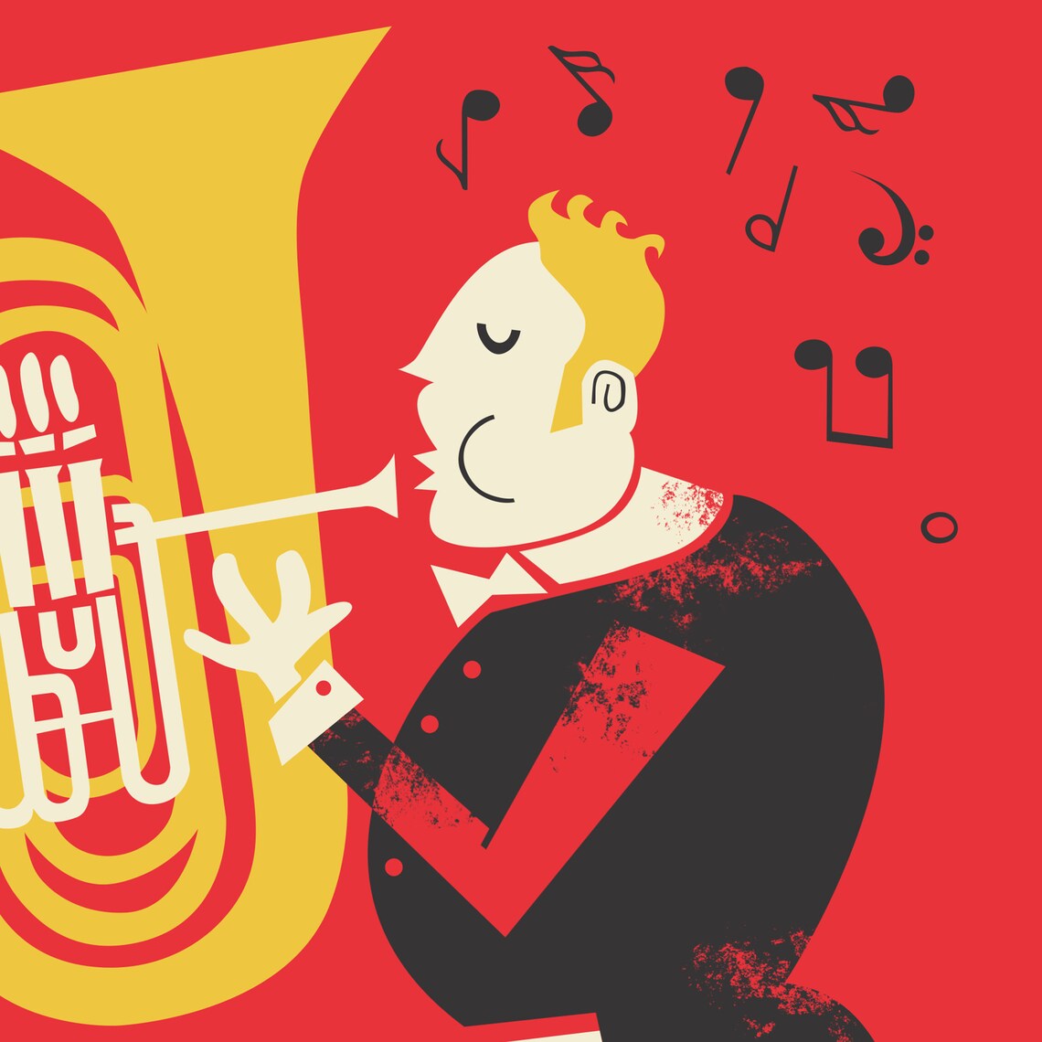 Personalized Tuba Poster Classic Music Player Gift Student - Etsy