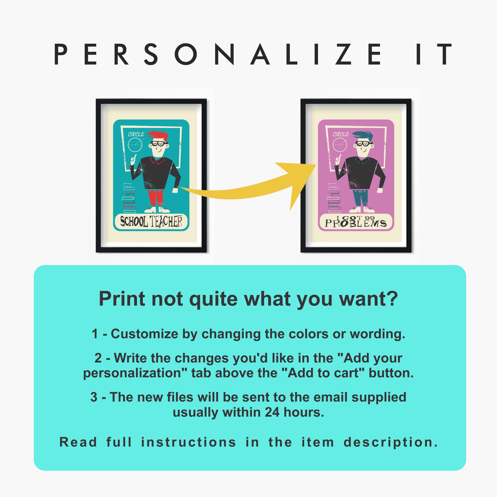 School Teacher Printable Poster Teachers Lounge Wall Decor - Etsy