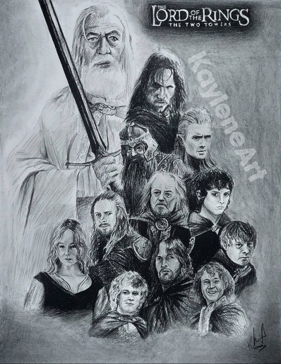 Lord Of The Rings Character Drawing