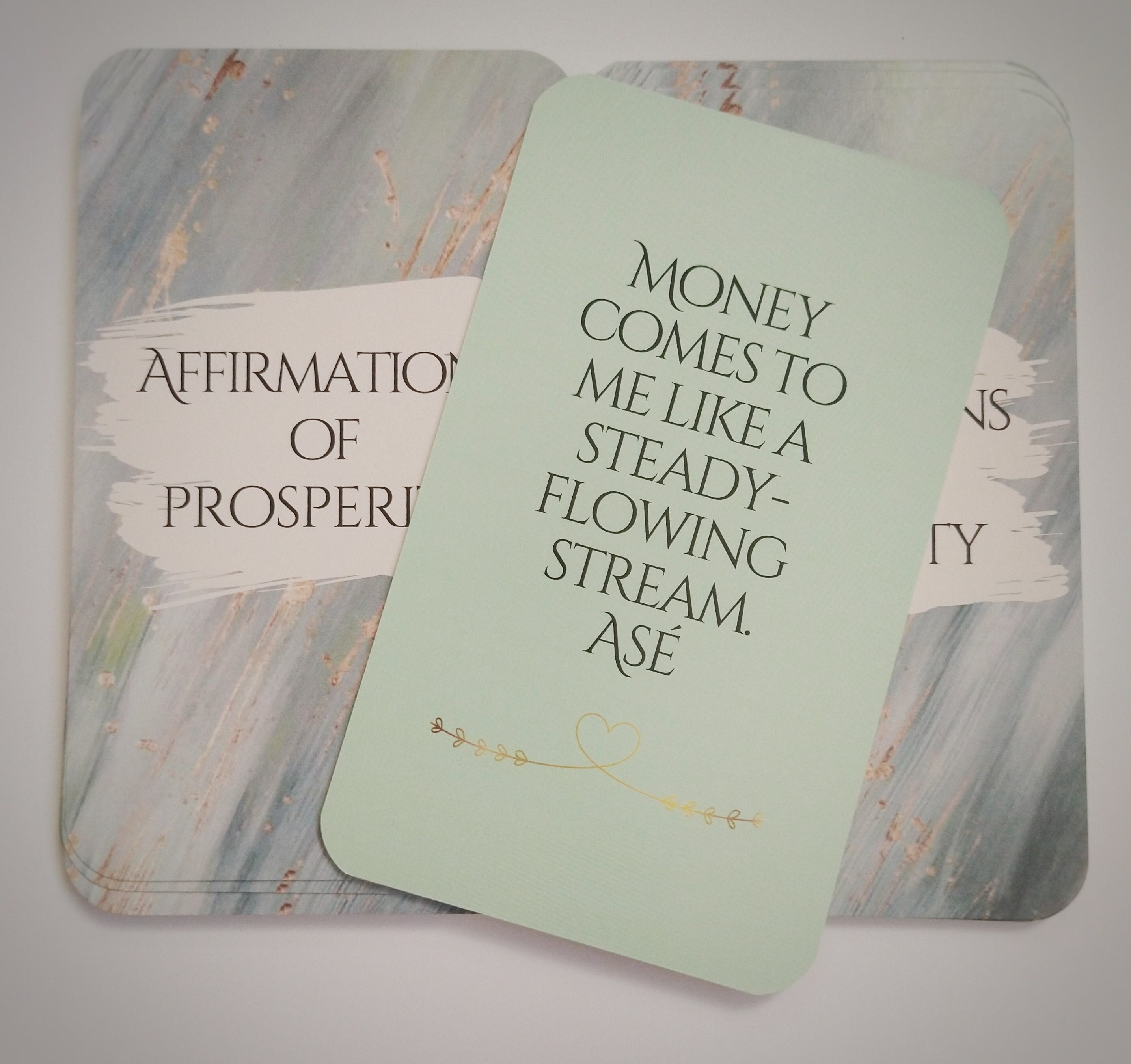 Affirmations of Prosperity Card Deck - Etsy