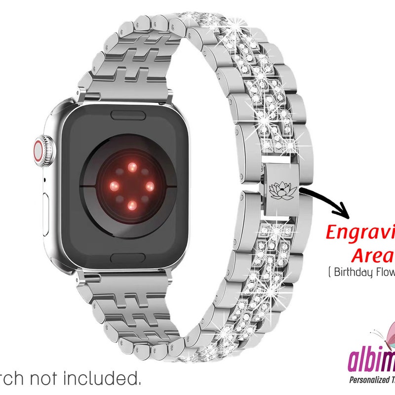 Iced Out Apple Watch Band - Etsy