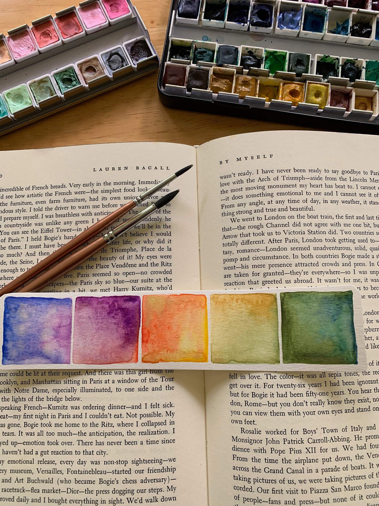 Hand-painted Watercolor Bookmarks - Etsy