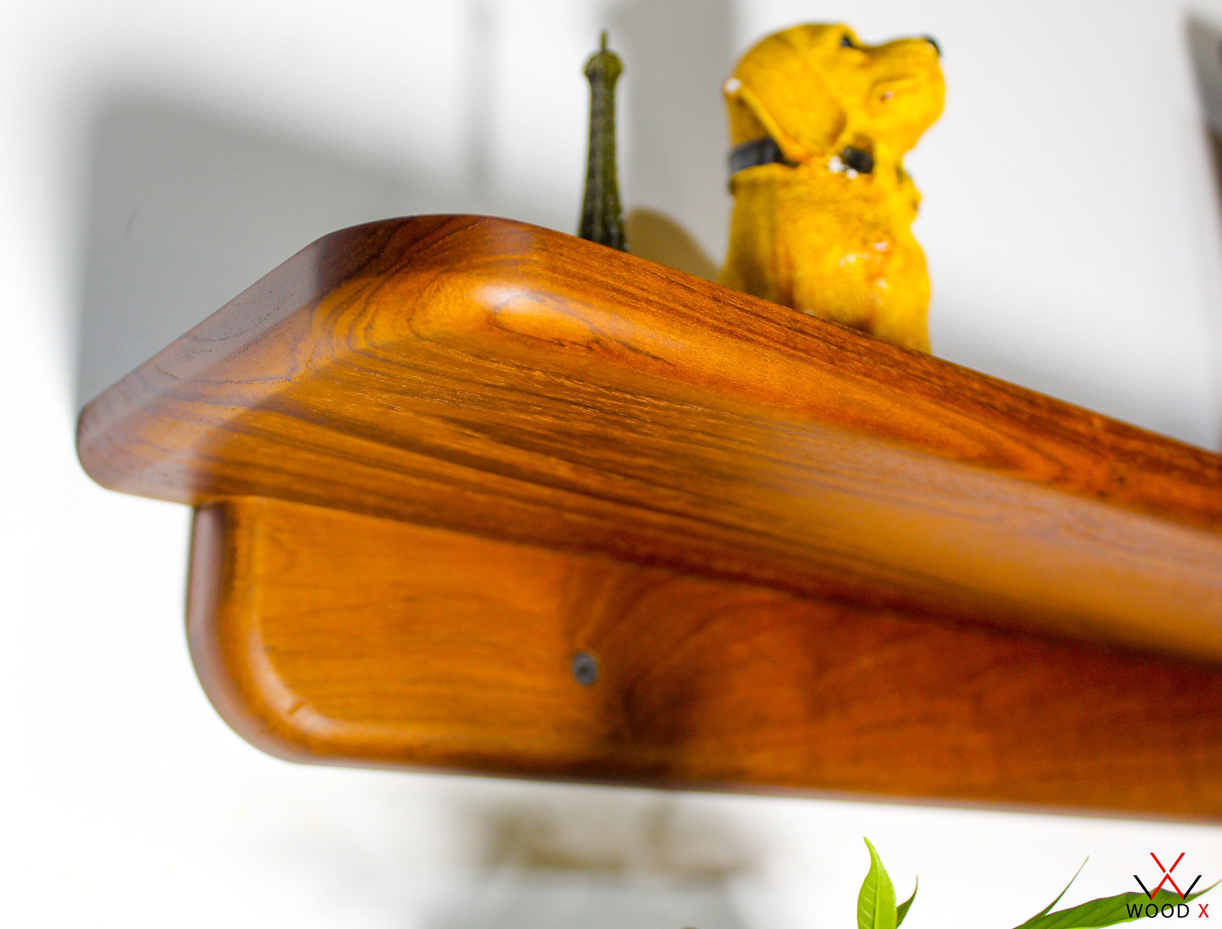 Modern Wood Floating Shelves Teak Floating Shelves With Custom Sizes ...