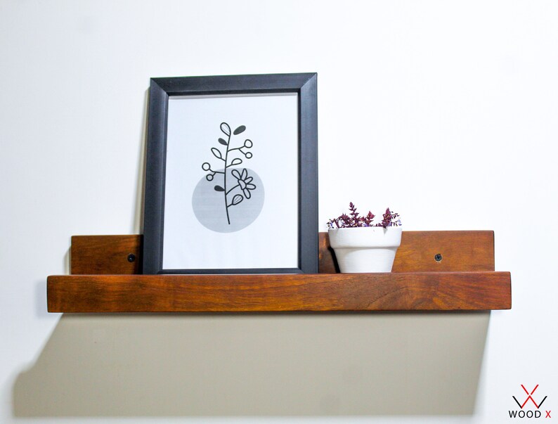 Floating Teak Wood Shelf , Wooden Wall Shelves Made From Teak Wood - Etsy