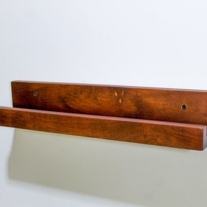 Floating Teak Wood Shelf , Wooden Wall Shelves Made From Teak Wood - Etsy
