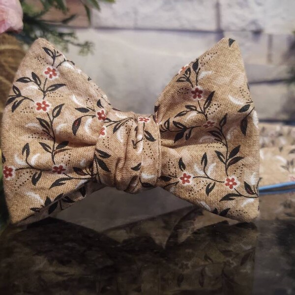 Tan Bow Tie - Etsy