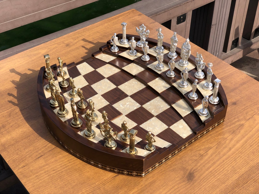British Royal Army Chess Set, Luxury Chessboard, Luxury Chess Game ...