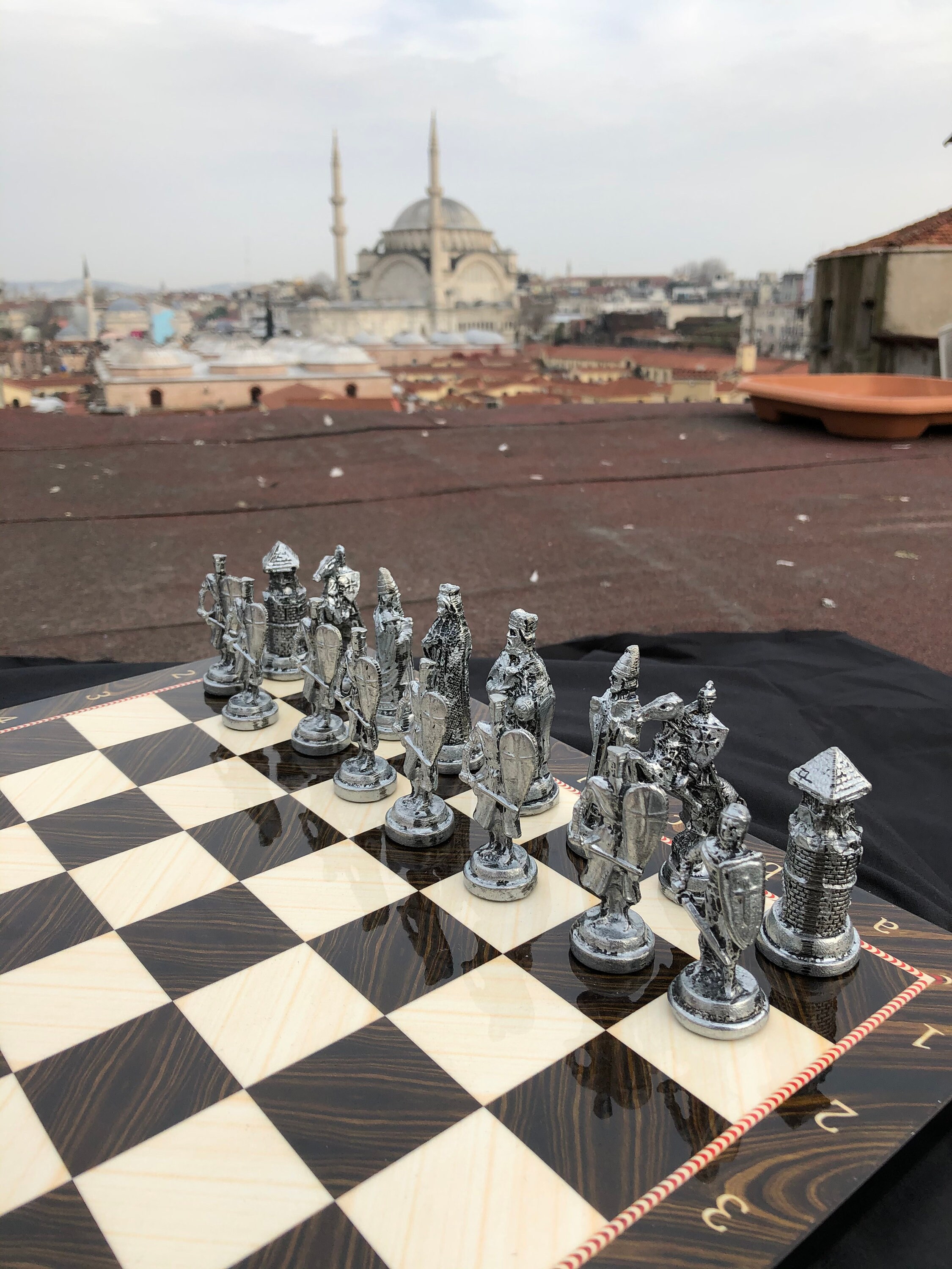 Ottoman Vs Crusader Chess Set Chess Chess Set Chess Set | Etsy Australia