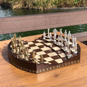 British Royal Army Chess Set, Luxury Chessboard, Luxury Chess Game ...