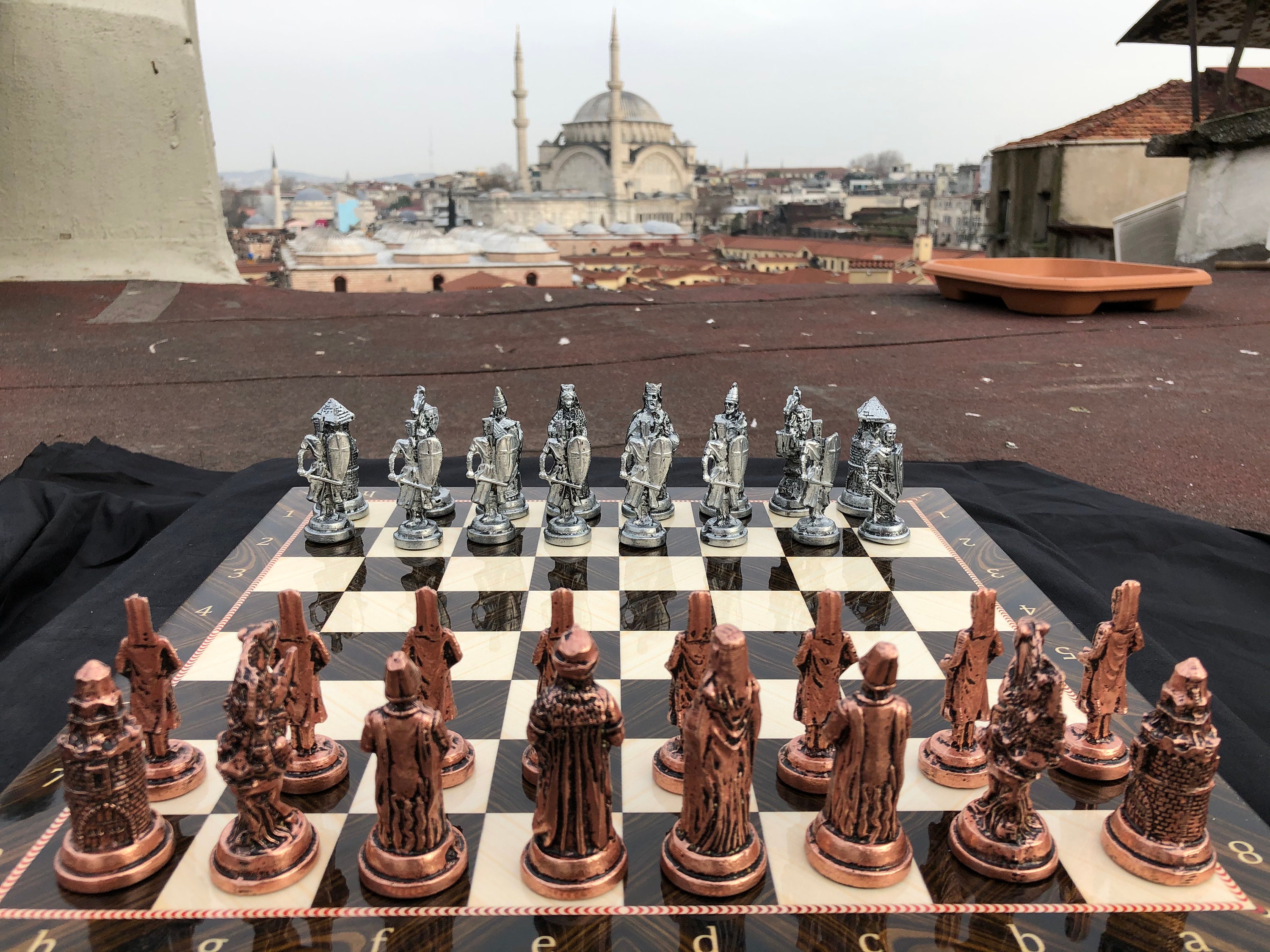 Ottoman Vs Crusader Chess Set Chess Chess Set Chess Set | Etsy Australia