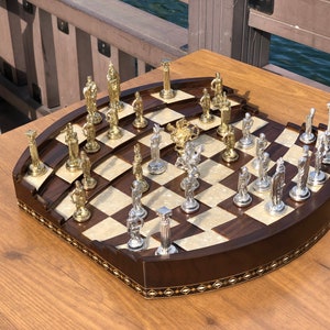British Royal Army Chess Set, Luxury Chessboard, Luxury Chess Game ...