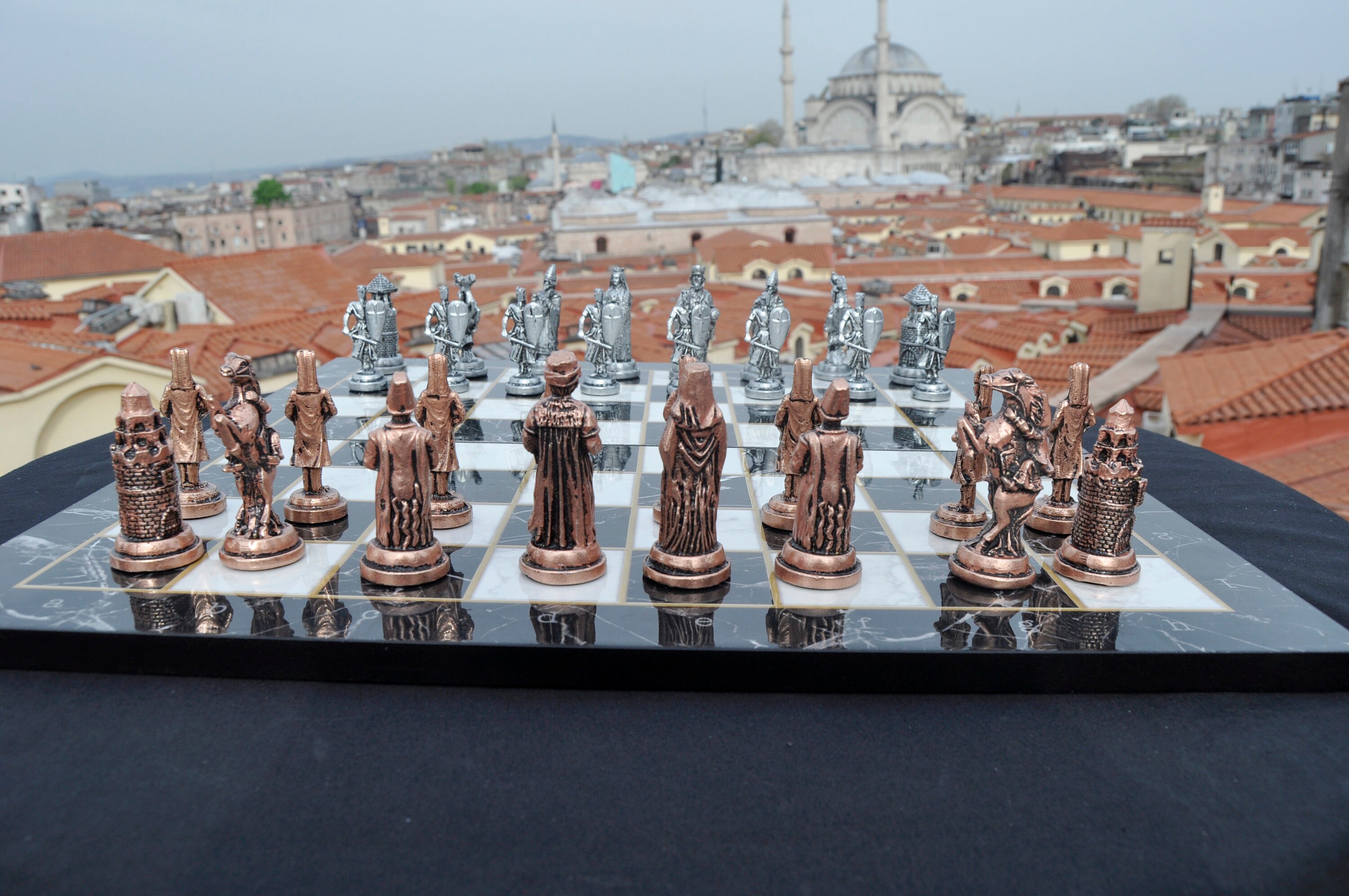 Ottoman vs Crusader Chess Set Chess Chess Set Chess Set | Etsy