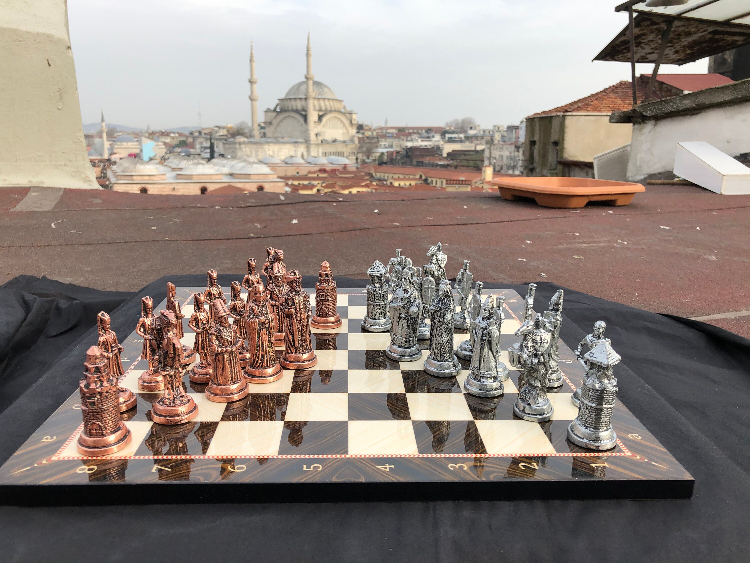 Ottoman Vs Crusader Chess Set Chess Chess Set Chess Set - Etsy Australia