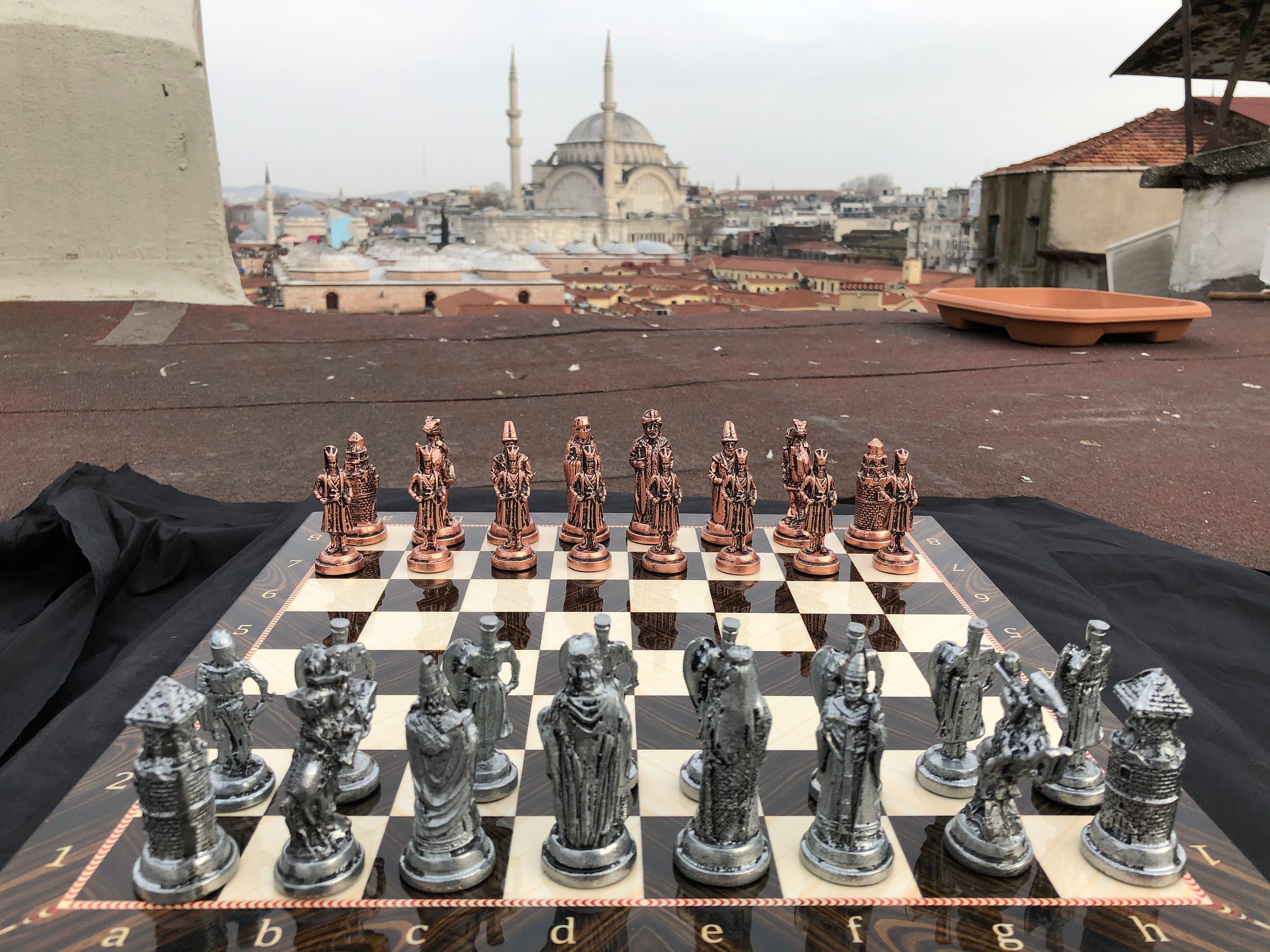 Ottoman Vs Crusader Chess Set Chess Chess Set Chess Set | Etsy Australia