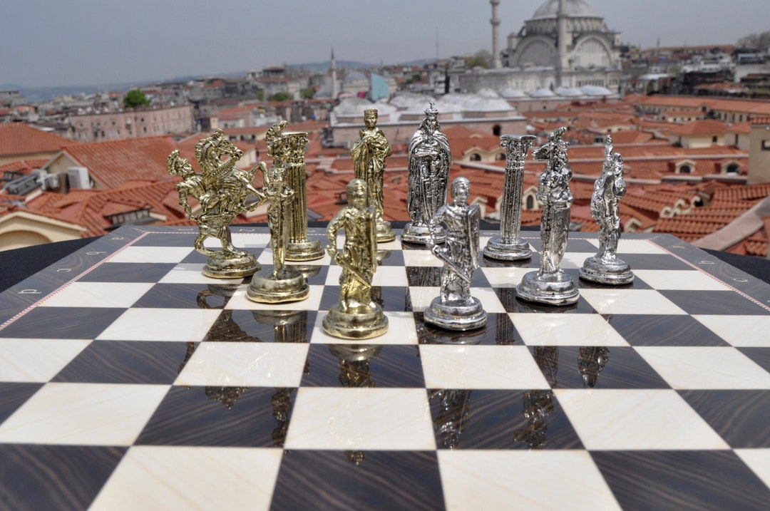 British Royal Army Chess Set, Chess, Chess Set, Chess Set Handmade ...