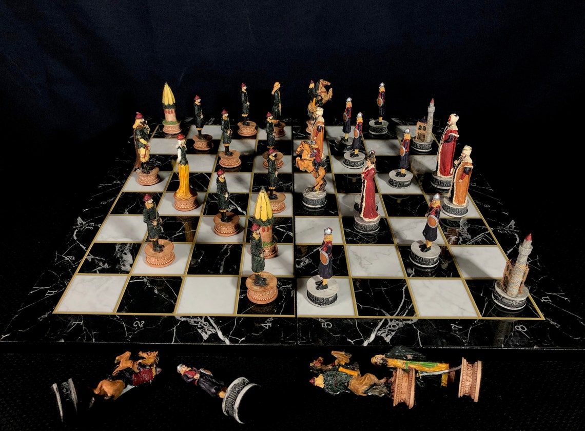 Ottoman Vs Persian Chess Set Chess Chess Set Chess Set - Etsy Canada