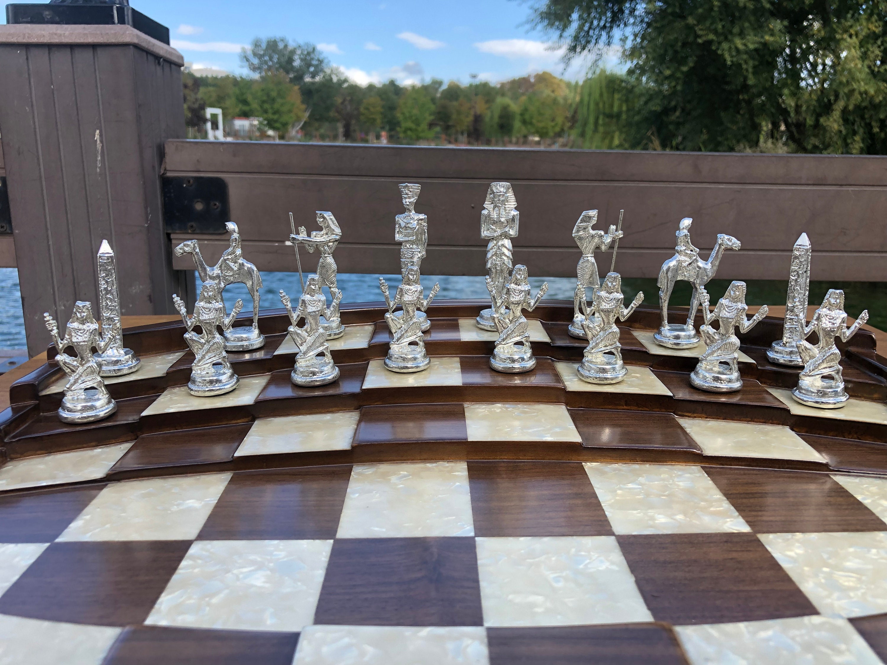 Egyptian Chess Set Chess Chess Set Chess Set Handmade - Etsy UK