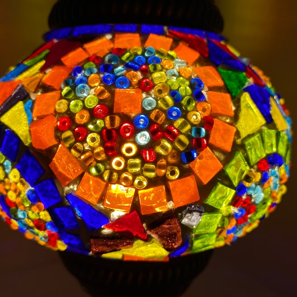 Mosaic Lamp - Etsy
