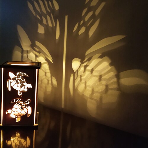 Sea Turtle 3 Inch LED Ambient Light Rustic LED Candle Holder - Etsy